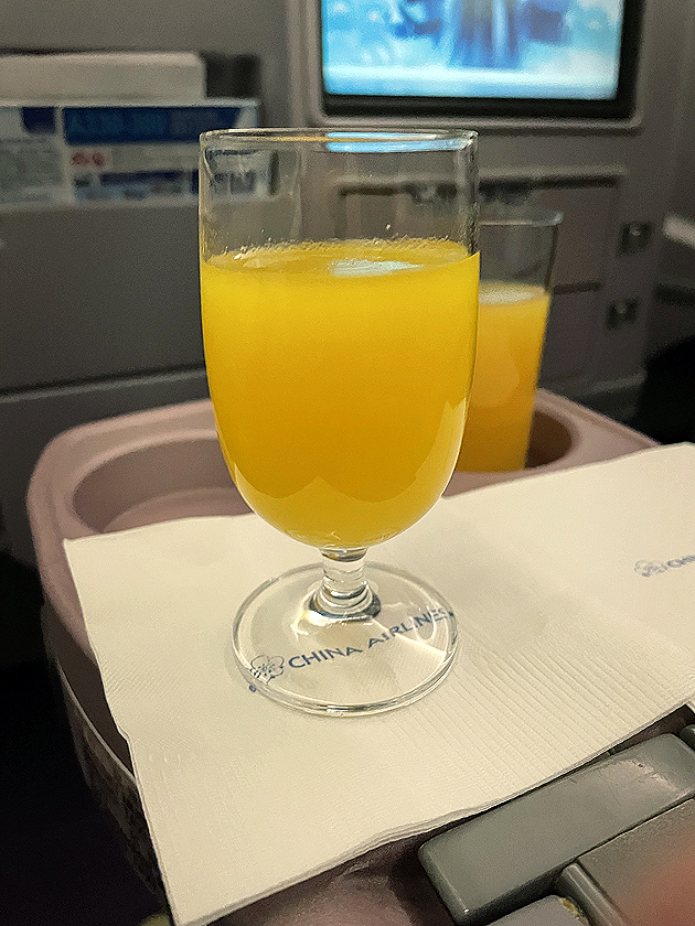 チャイナエアライン 台北～デンパサール ビジネスクラス 機内食（2023/08/05） | 機内食ドットコム～機上の晩餐【公式】